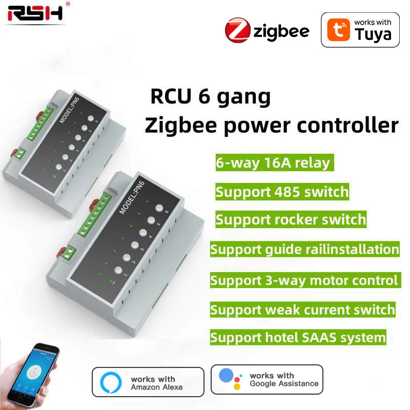 Tuya Smart Zigbee 6-16 Gang Relay Switch Module Remote Control Applian – Ezlo - Property Empowered