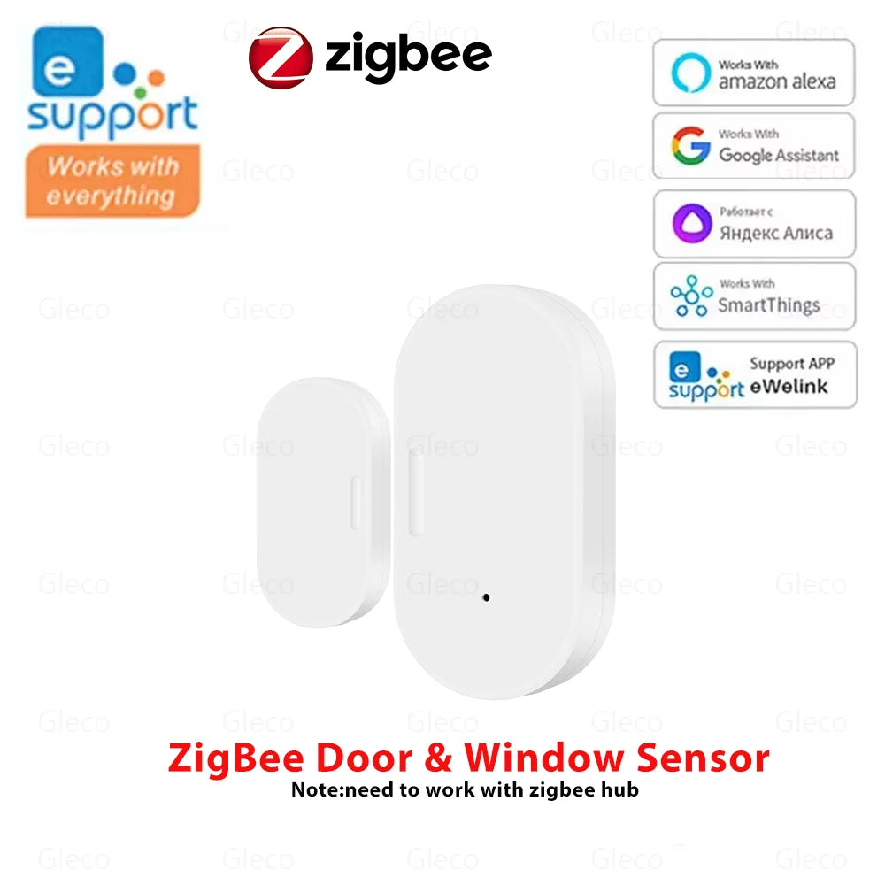 Ewelink Zigbee Door Window Sensor Magnetic Open Closed Detector Securi – Ezlo - Property Empowered