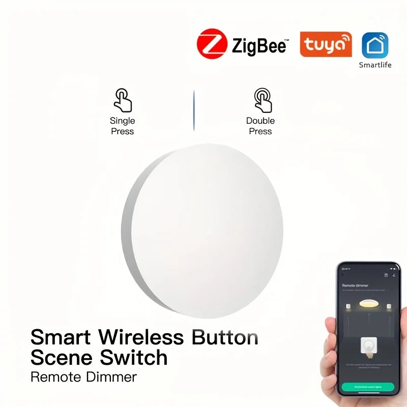 ZigBee Button Scene Switch Intelligent Linkage Smart Switch Battery Po – Ezlo - Property Empowered