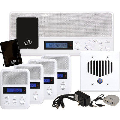 IST I2000 Music & Intercom Standard 4-Room Kit, White – Ezlo - Property ...
