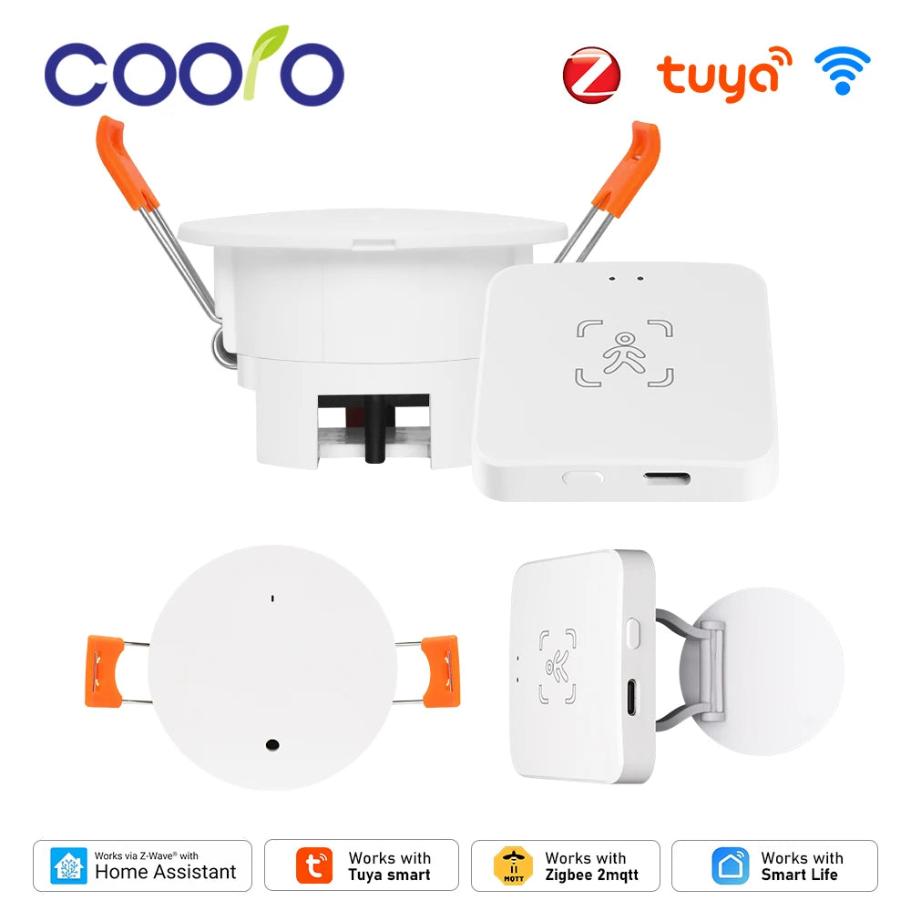 Tuya ZigBee Wireless MmWave Human Presence Motion Sensor With Luminanc ...
