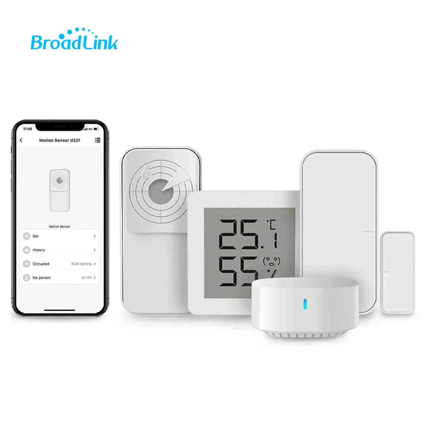 BroadLink Fastcon KIT-SR Smart Life Scene Trigger Security Sensor Cont ...