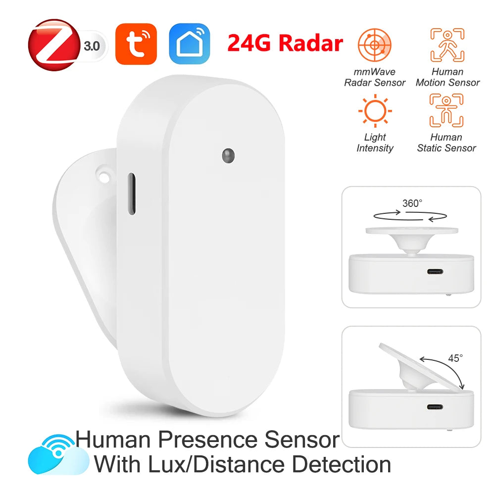 Tuya WiFi/ZigBee Smart Human Presence Detector Millimeter Wave Radar D ...